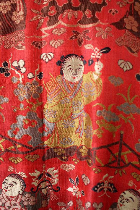 Museum Quality Antique Chinese Silk Brocade Robe 1900s 1910s Muse