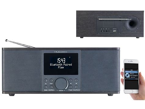 Radio FM et DAB Numérique avec Radio réveil et Bluetooth W DOR Radios FM Numériques