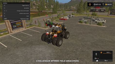 Challenger MT900E Field Anaconda V 1 0 FS17 Mod