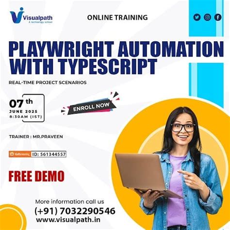 Freeonlinedemo On Playwright Automation With Harik Visualpath Medium