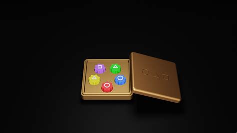 Stl File Gonggi Game Set Inspired By Squid Game 3d Printable File 3d