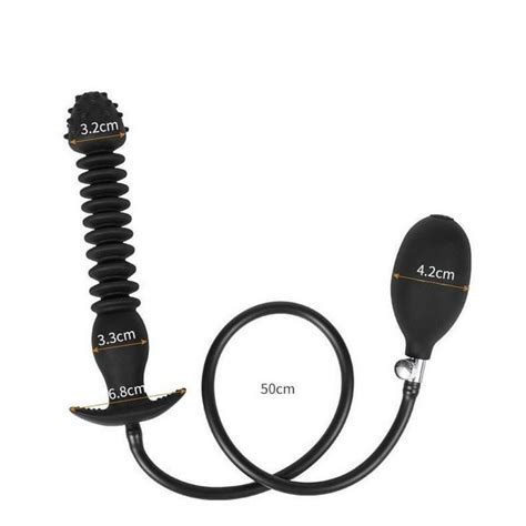 Sex Toys Women Inflatable Plug Pump Silicone Huge Dilator Expandable