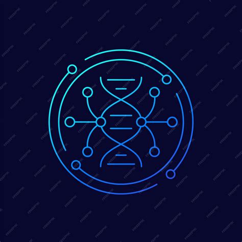Premium Vector Dna Sequencing Line Vector Icon
