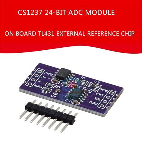 Cs Bit Adc Module Onboard Tl External Reference Chip Single Channel Weighing Sensor