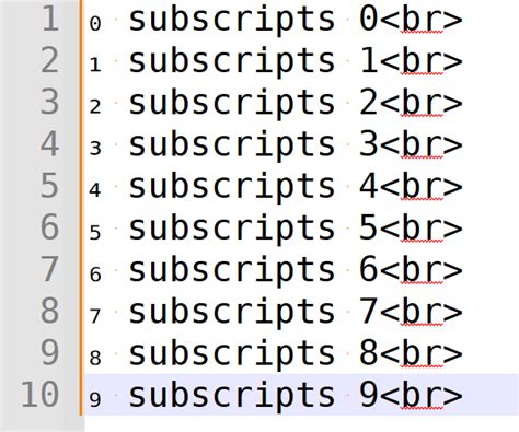 Subscripts Notepad Community