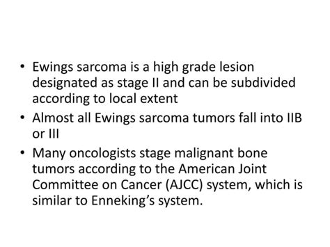 Ewings Sarcoma Bone Tumors Ppt