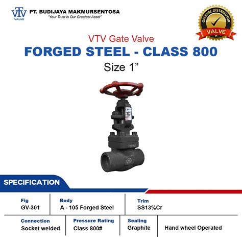 Vtv Forged Steel Globe Valve Forged Steel Socket Weld Class 800