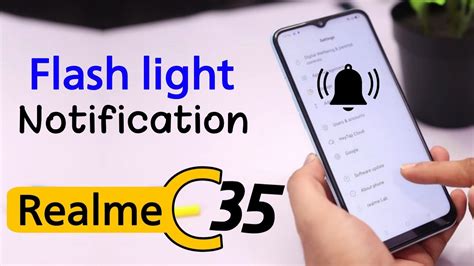 Realme C How To Enable Flash Light For Incoming Call Notification Realme C Call Flash