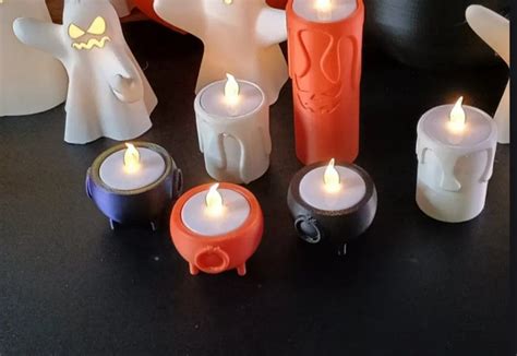 Mini Cauldron Tea Lights 3d Print Model Download Free
