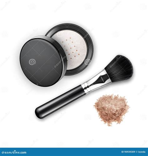 Pile Black Makeup Brush Stock Illustrations 21 Pile Black Makeup