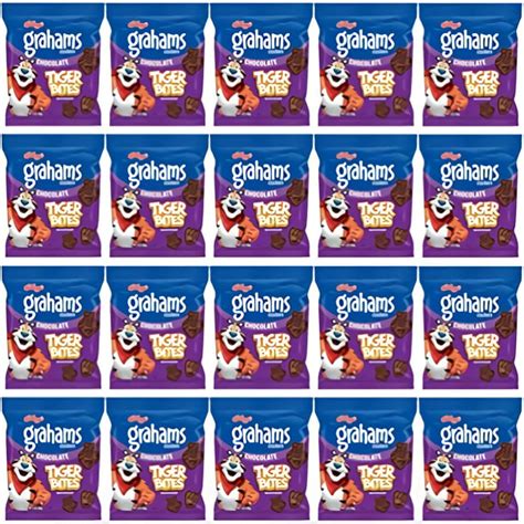 Tiger Bites Chocolate Grahams Crackers By Kelloggs 1 Ounce Pack Of