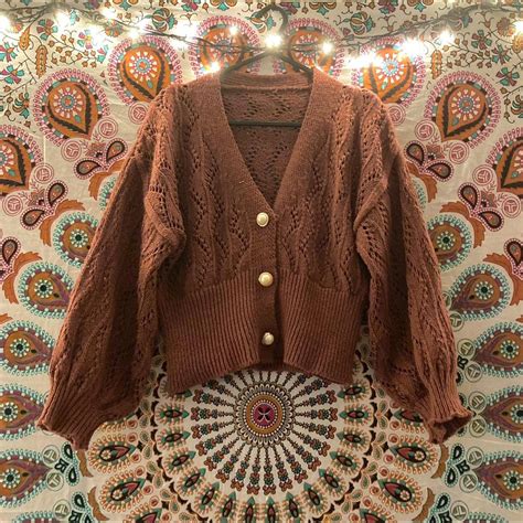 Womens Pink Cardigan Depop