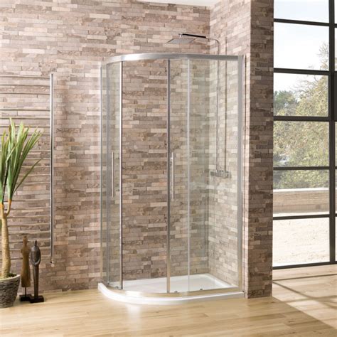 Coral 6mm Offset Quadrant Shower Enclosure 1200 X 800mm