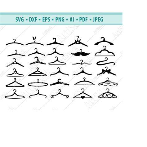 Hangers Svg Clothes Hangers Svg Closet Svg Wardrobe Svg Inspire