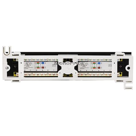 Cat6 Mini Patch Panel 110 Type 12 Port 568a B Compatible