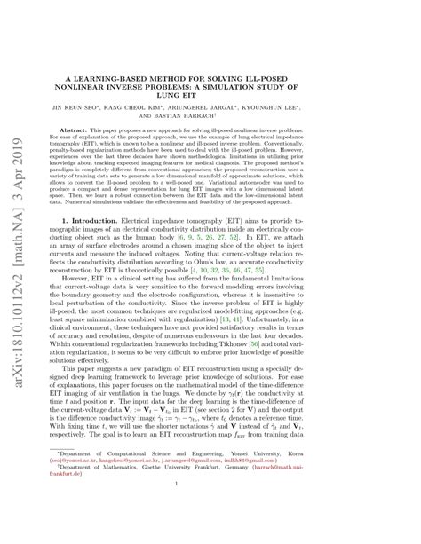 Pdf A Learning Based Method For Solving Ill Posed Nonlinear Inverse