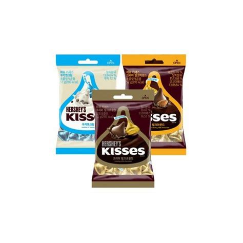 허쉬 키세스 밀크초콜릿 52g 아몬드 52g 쿠앤크 52g 총3개 티몬