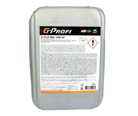 Моторное масло G-Profi MSI 10W-40, 10л — РИНКОМ