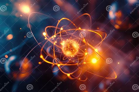 Atomic Dance Subatomic Realm Electrons Neutrons And Protons Orbit A Fixed Nucleus In A Model