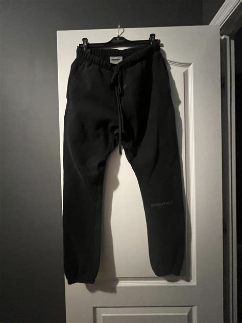 Essentials Essentials Black Sweatpants Size Medium Grailed