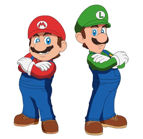 Movie Mario And Movie Luigi By Princessedith568 On Deviantart