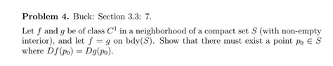Solved Problem Buck Section Let F And G Be Of Chegg Com