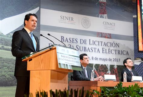 Presentación de las Bases para la Tercera Subasta Eléctrica