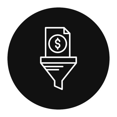 Premium Vector Data Filtering System Vector Illustration