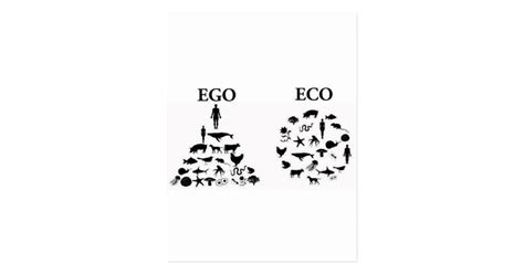 Eco Vs Ego Postcard