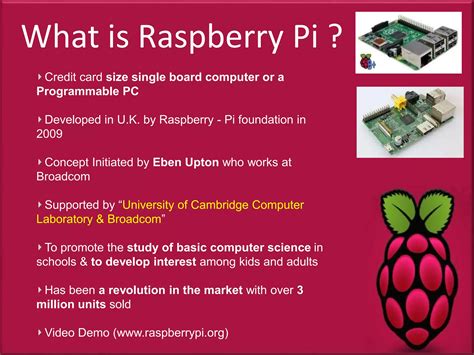 Raspberry Pi Introduction Pptx Operating Systems Computer Software And Applications
