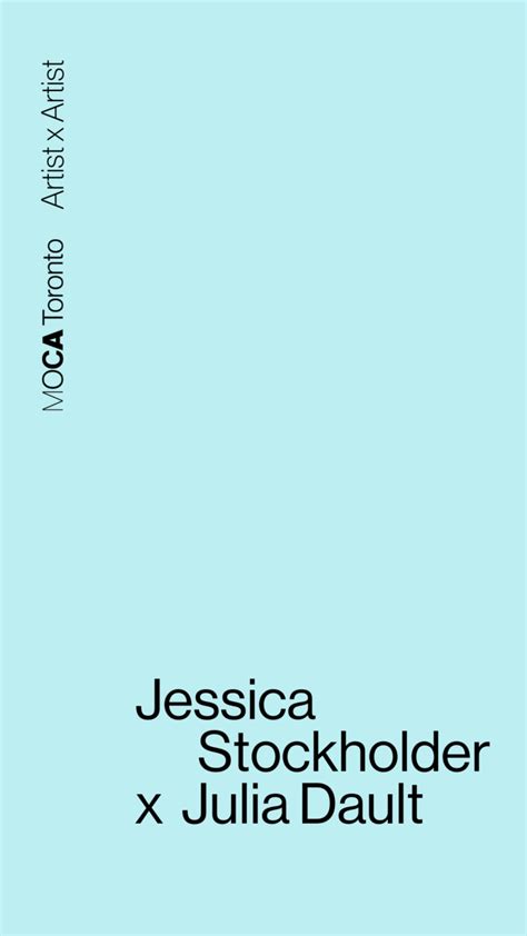 Moca Presents Artist X Artist Jessica Stockholder X Julia Dault Paradise Theatre