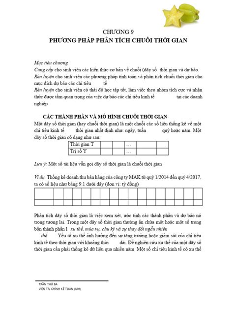 Timeseries Analysis Pdf
