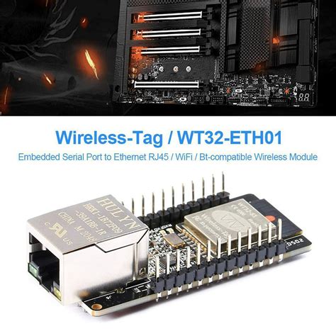 Módulo Inalámbrico Wt32 Eth01 Placa De Módulo Inalámbrico De Puerto