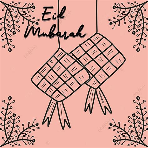 손으로 그린 낙서 Ketupat Eid 배경 손으로 그린 낙서 케투 Pat 배경 일러스트 및 사진 무료 다운로드 Pngtree