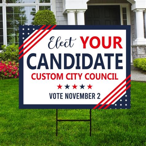 Personalized Election Sign Etsy
