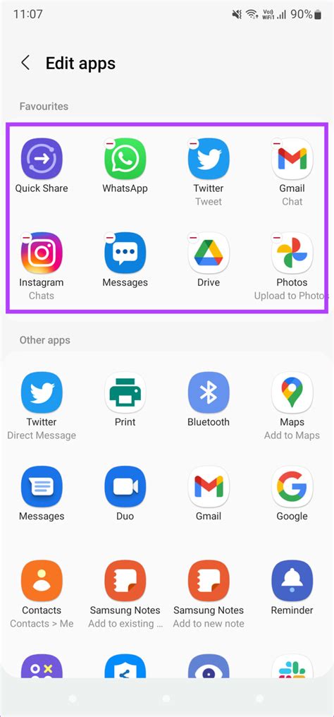 Cómo personalizar el menú Compartir en teléfonos Samsung Galaxy