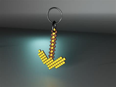 Pick Axe Minecraft 3d Model 3d Printable Cgtrader