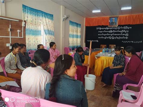 ကျေးလက်ဒေသ ဖွံ့ဖြိုးတိုးတက်ရေးဦးစီးဌာနမှ အမျိုးသမီးများ အိမ်တွင်းမှု သက
