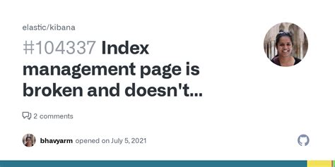 Index Management Page Is Broken And Doesnt Display Any Indices · Issue 104337 · Elastickibana