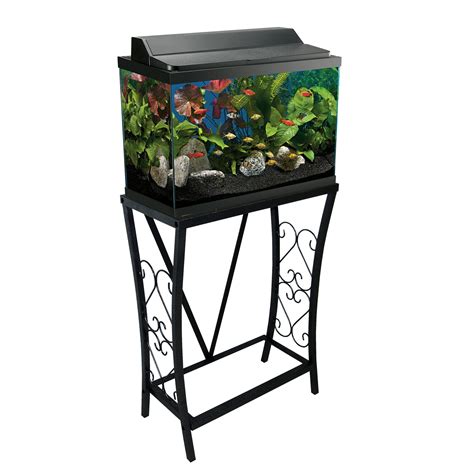10 Gallon Metal Scroll Aquarium Stand Marco
