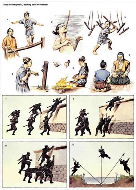 Cómo entrenar como un ninja tablas Rutinas Entrenamiento