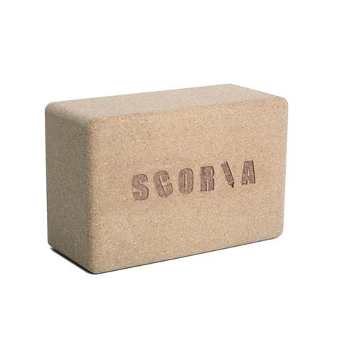 Scoria Cork Yoga Block