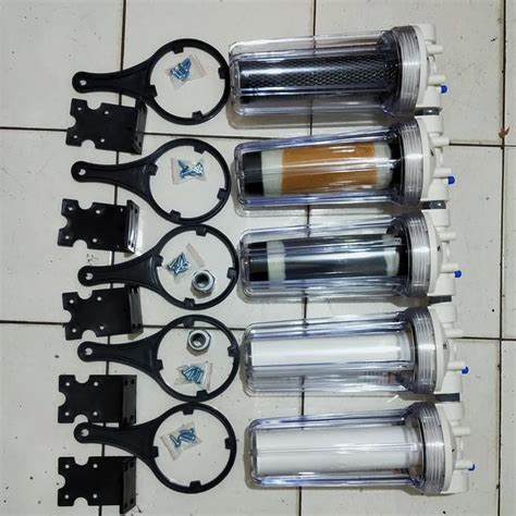 Jual Filter Keran Air Filter Air Paket 5 Pasir Besi Bau Kapur