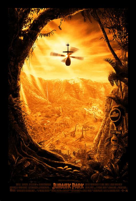 Jurassic Park By Kevin Wilson Poster Pirate