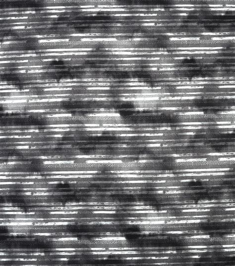 Black And White Watercolor Striped Quilt Cotton Fabric By Keepsake Calico