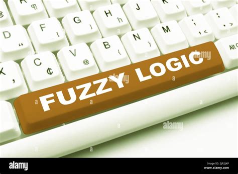 sign displaying fuzzy logic business showcase checks for extent of