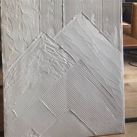 Abstract Art Plaster Art 3D Framed Etsy