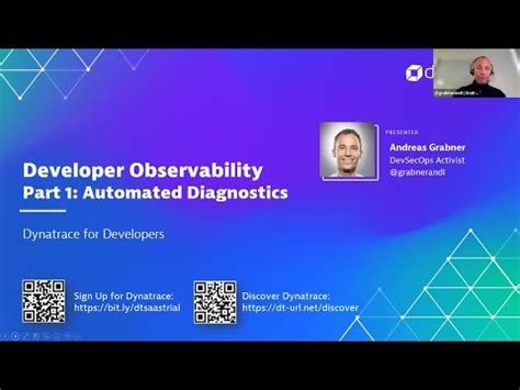 Developer Observability Part Automated Diagnostics Dynatrace