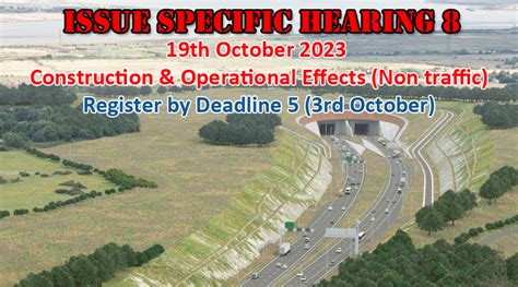 Issue Specific Hearing Ish Thames Crossing Action Group