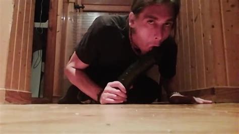 Guy Eats Liquid From His Open Ass